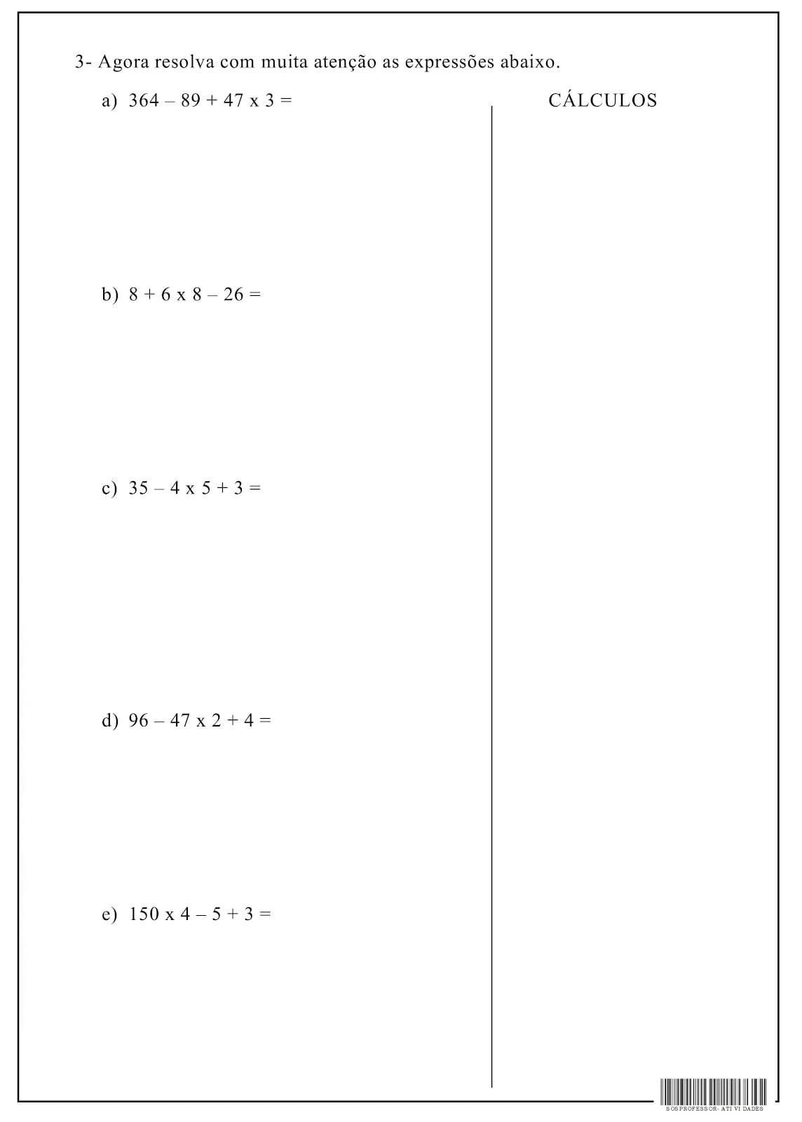 7c - SOS Professor Atividades
